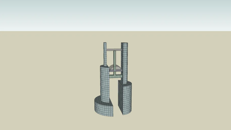 Sky Scraper with water | 3D Warehouse