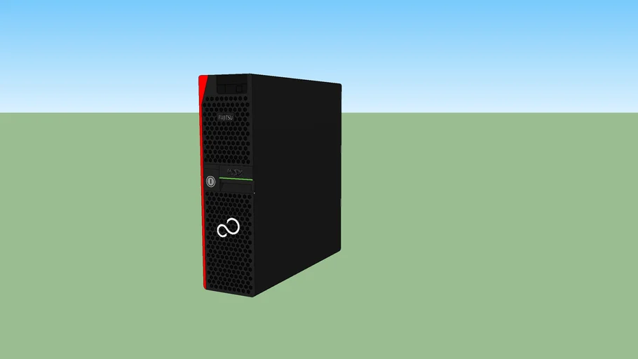 Fujitsu Primergy TX1320 M3 tower server | 3D Warehouse