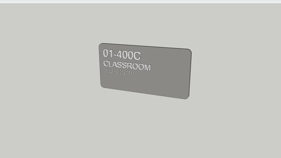 Interior Room Sign | 3D Warehouse