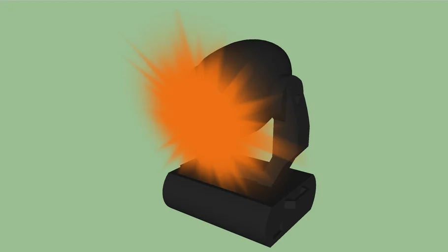 Color Moving Head Light | 3D Warehouse