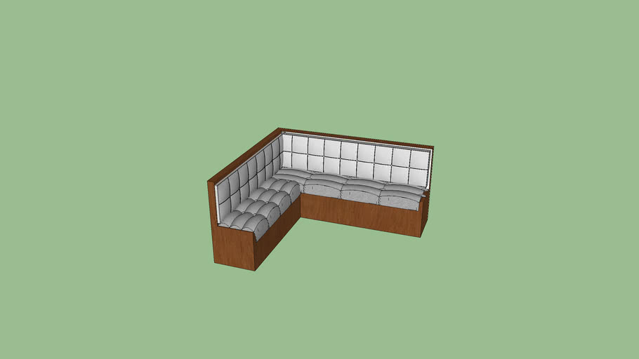 Corner bench | 3D Warehouse