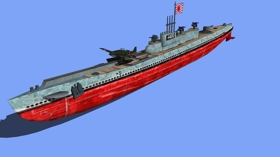 I-400 submarine (low poly) | 3D Warehouse