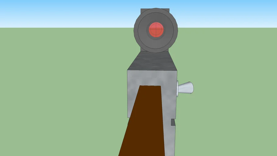 particle rifle(-67) with scope | 3D Warehouse