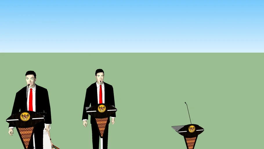 podium/rostum/mimbar of RI | 3D Warehouse