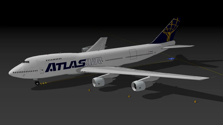 Atlas Air 747-212B(SF) (1998) | 3D Warehouse