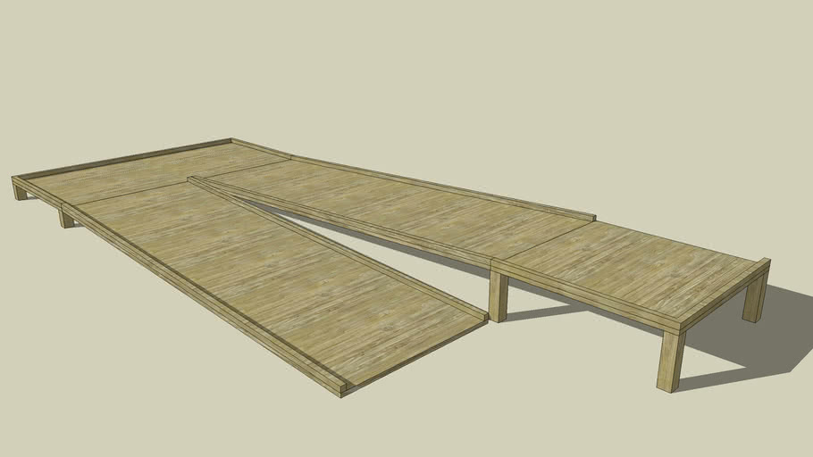Wood Ramp 5% slope | 3D Warehouse