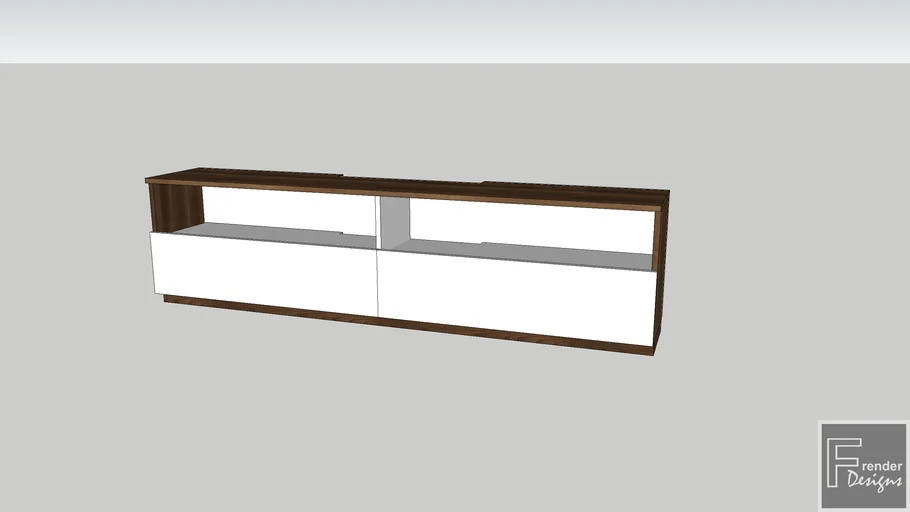 MODERN TV RACK | 3D Warehouse