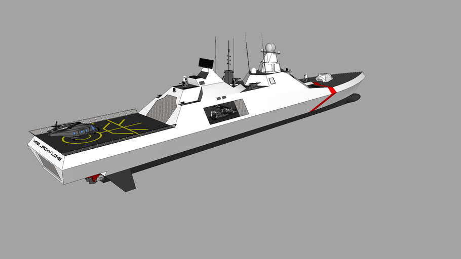 LCS 100 / Stealth Corvette Mark II (inspired by GOWIND & FREEDOM class ...