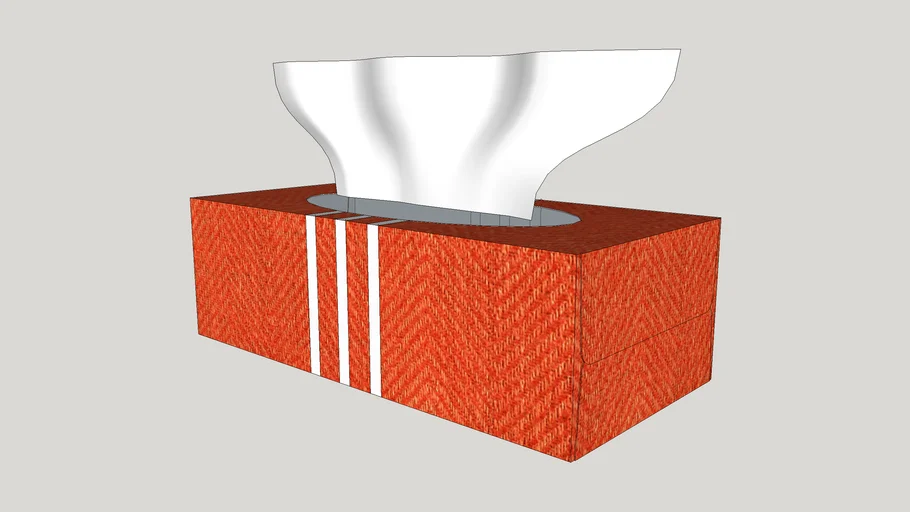 Boîte de papiers-mouchoirs Tissue box | 3D Warehouse