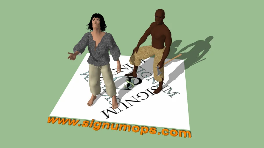 3D Human Deck Hands | 3D Warehouse