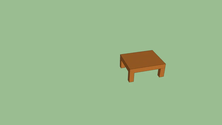 Wood Table | 3D Warehouse