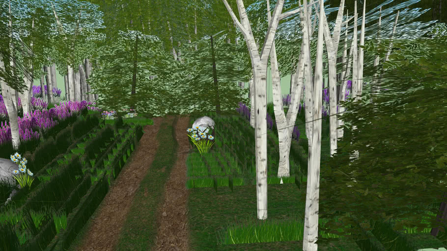 Flowered Forest by Clyriss - Stage for MMD | 3D Warehouse