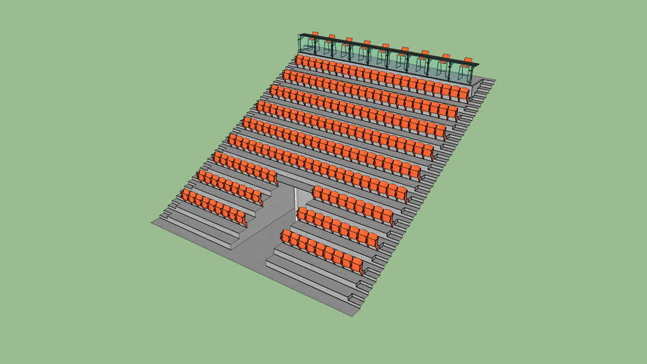 Stadium seating 1 | 3D Warehouse