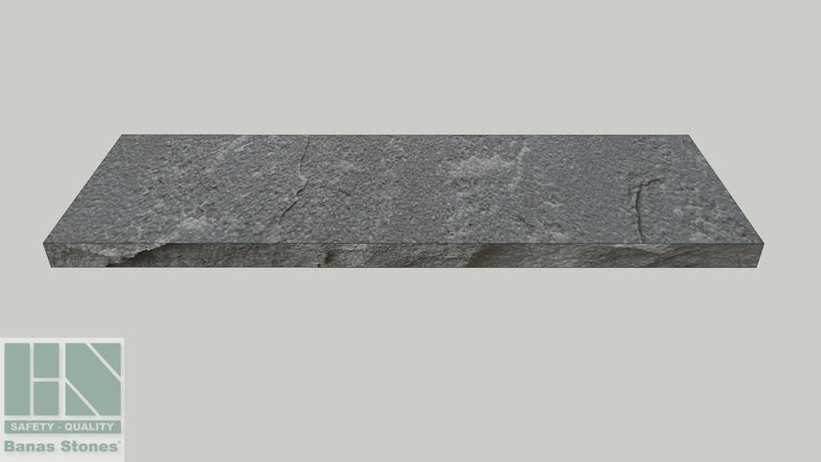 Banas Stones Premium Natural Wall Coping - 16' x 48' - Banas Dove Grey ...