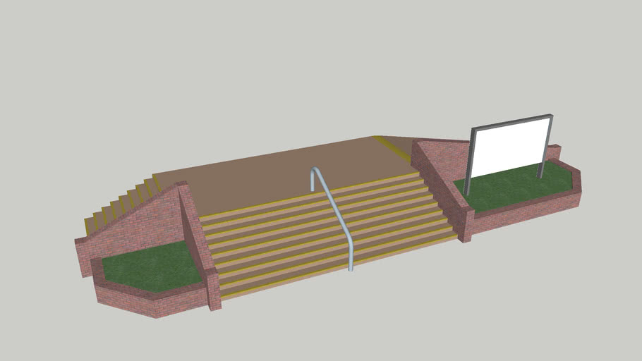 Entrance/Exit Steps & Ramp | 3D Warehouse