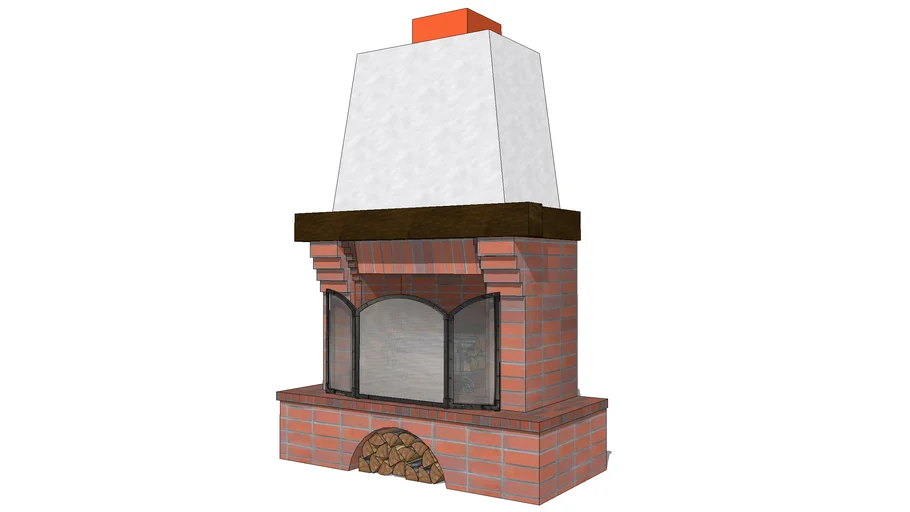 Cheminée / fireplace | 3D Warehouse