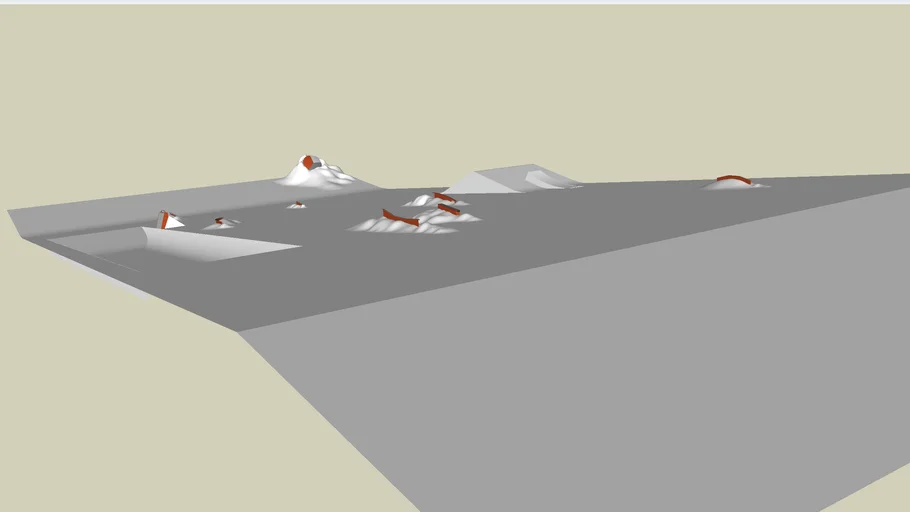 Small Snowboard Park | 3D Warehouse