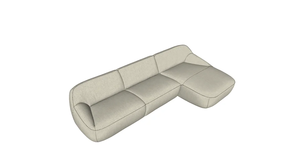 Pode sofa Nivti by Meike Harde | 3D Warehouse