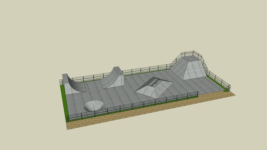 Outdoor-Skatepark | 3D Warehouse