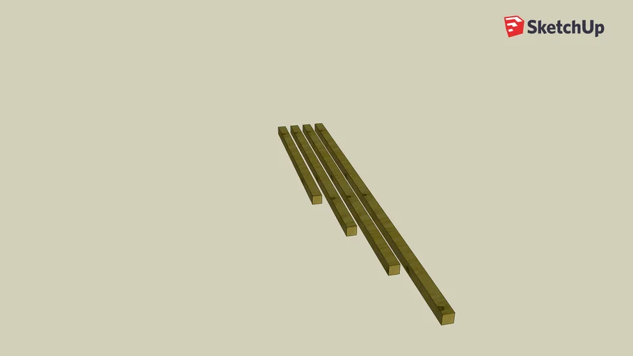 4x4 Lumber | 3D Warehouse