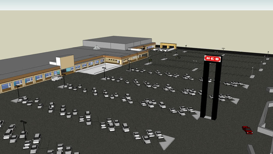 Plaza Real HEB Saltillo | 3D Warehouse