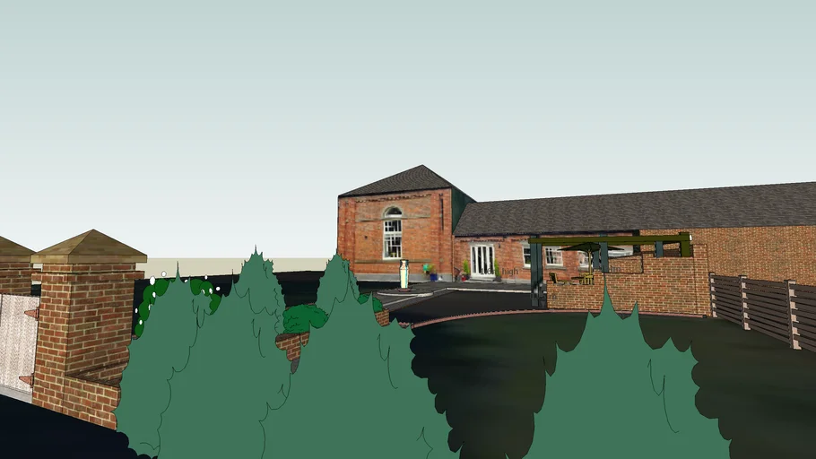 Neils stable mews garden design | 3D Warehouse