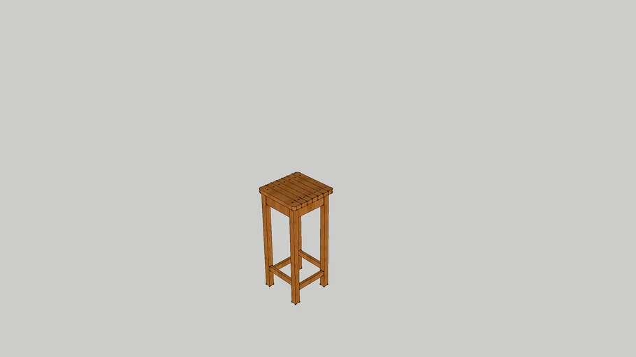 Bar Stool To Scale | 3D Warehouse