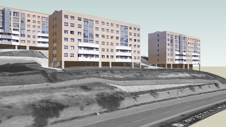 Edificios residenciales, Santander | 3D Warehouse