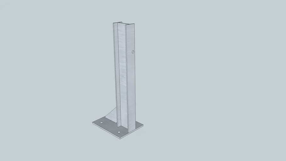 Armco barrier post | 3D Warehouse
