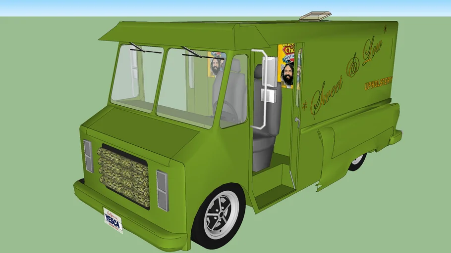 CHEECH & CHONG's 1963 CHEVROLET P-10 STEP VAN | 3D Warehouse
