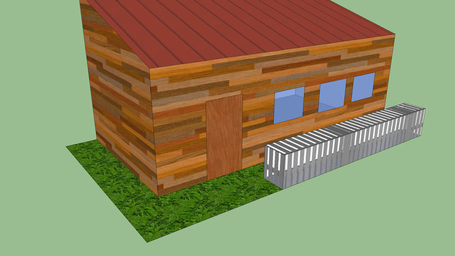 Wood House | 3D Warehouse