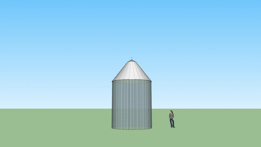 13ft dia Behlen Corn Crib | 3D Warehouse