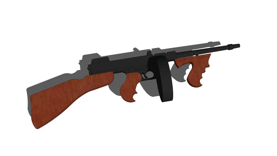 Tommy Gun | 3D Warehouse
