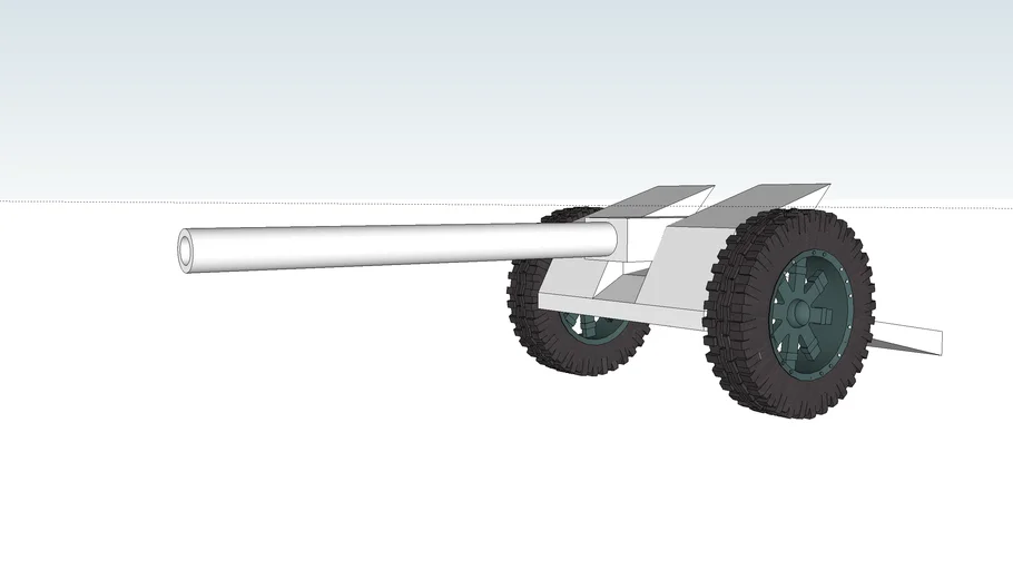 A8 mountain gun 105mm | 3D Warehouse