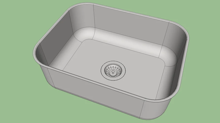 Cuba de embutir Tramontina Ceres 53x40 | 3D Warehouse