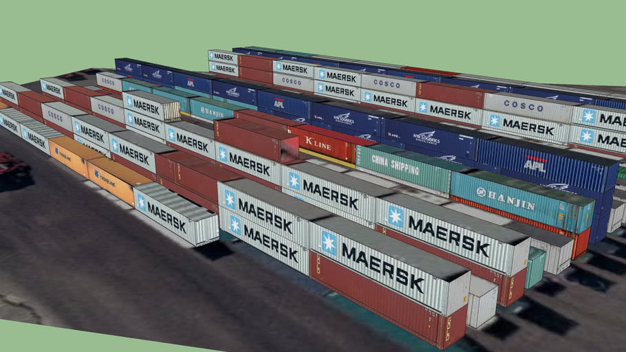 CMB bãi container | 3D Warehouse