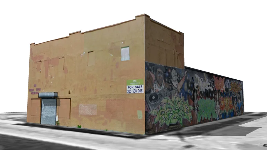 Vacant building on NE 14th Street | 3D Warehouse
