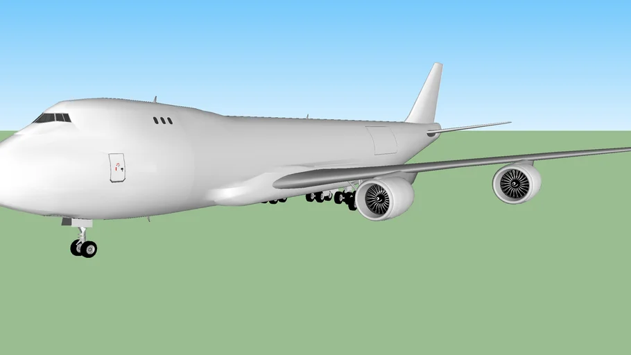 Boeing 747-8F Template | 3D Warehouse