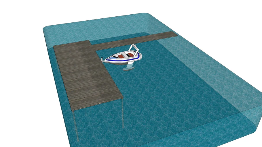 Speedboat & Jetty | 3D Warehouse