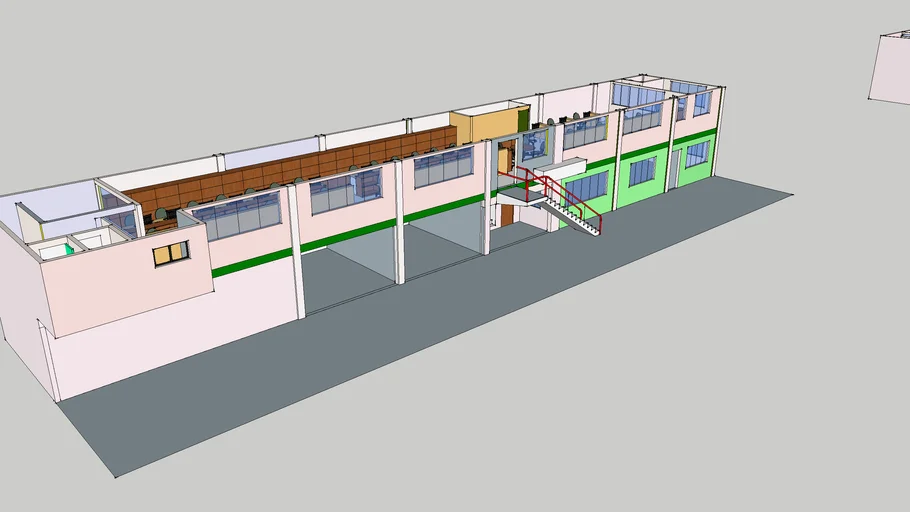 2 story building office | 3D Warehouse