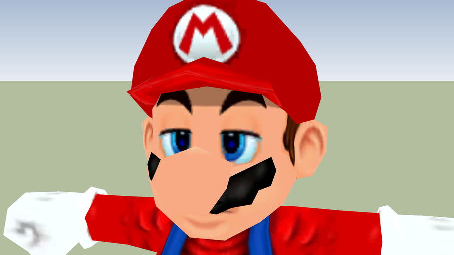 MARIO FACE 1 | 3D Warehouse