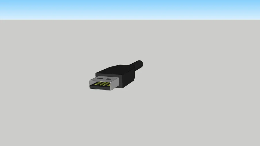 Plug USB-A | 3D Warehouse