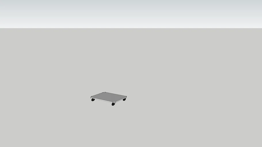 Roadcase Dolly - 4x3 | 3D Warehouse