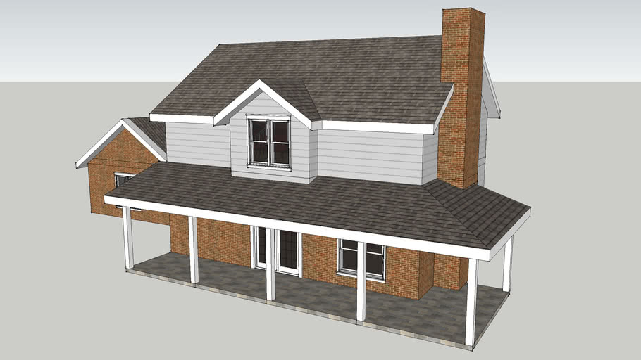 Colonial house | 3D Warehouse