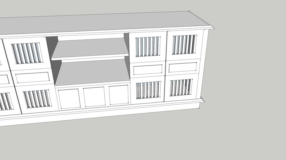 Classic TV Cabinet | 3D Warehouse