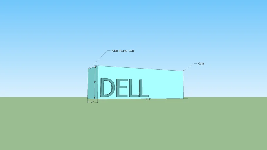 Caja DELL | 3D Warehouse