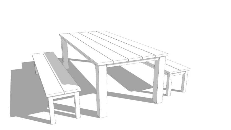 Outdoor Table set | 3D Warehouse