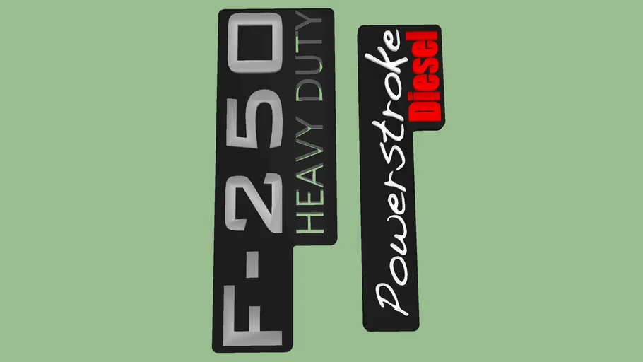 OBS F-250 Badge | 3D Warehouse