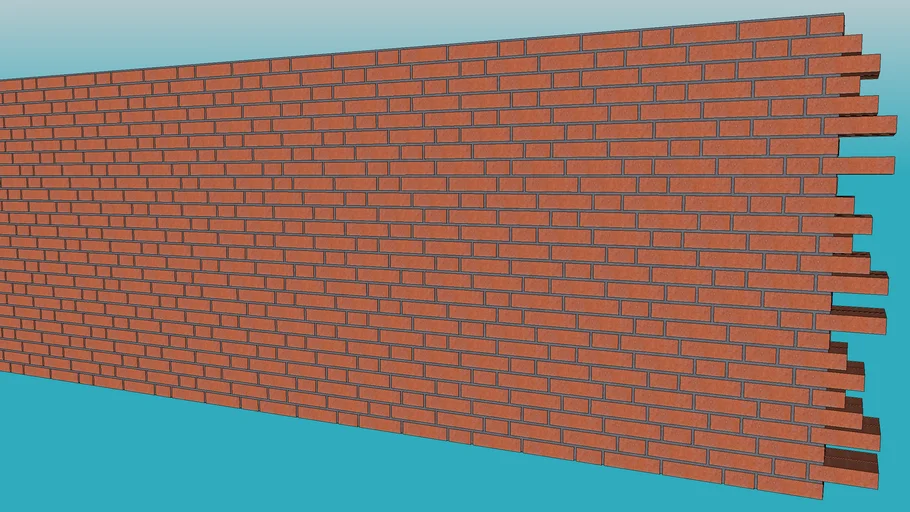 Wall of bricks | 3D Warehouse