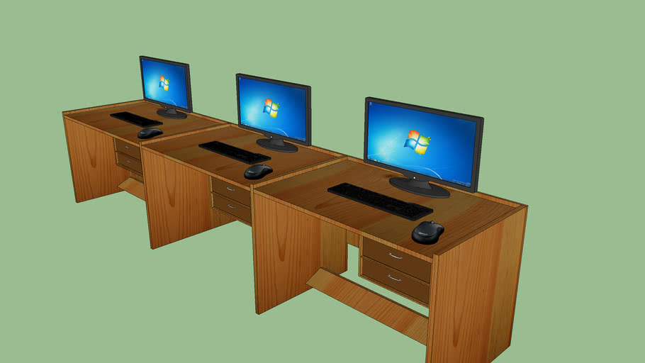 Office desk | 3D Warehouse